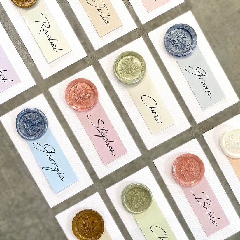 The Wren - Individual Wax Seal Name Card – House of Allum Events