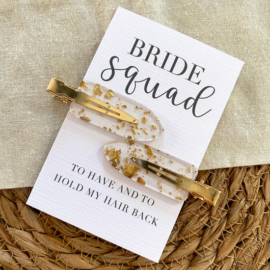 Hen Party Hair Clips - Gold & Silver – House of Allum Events